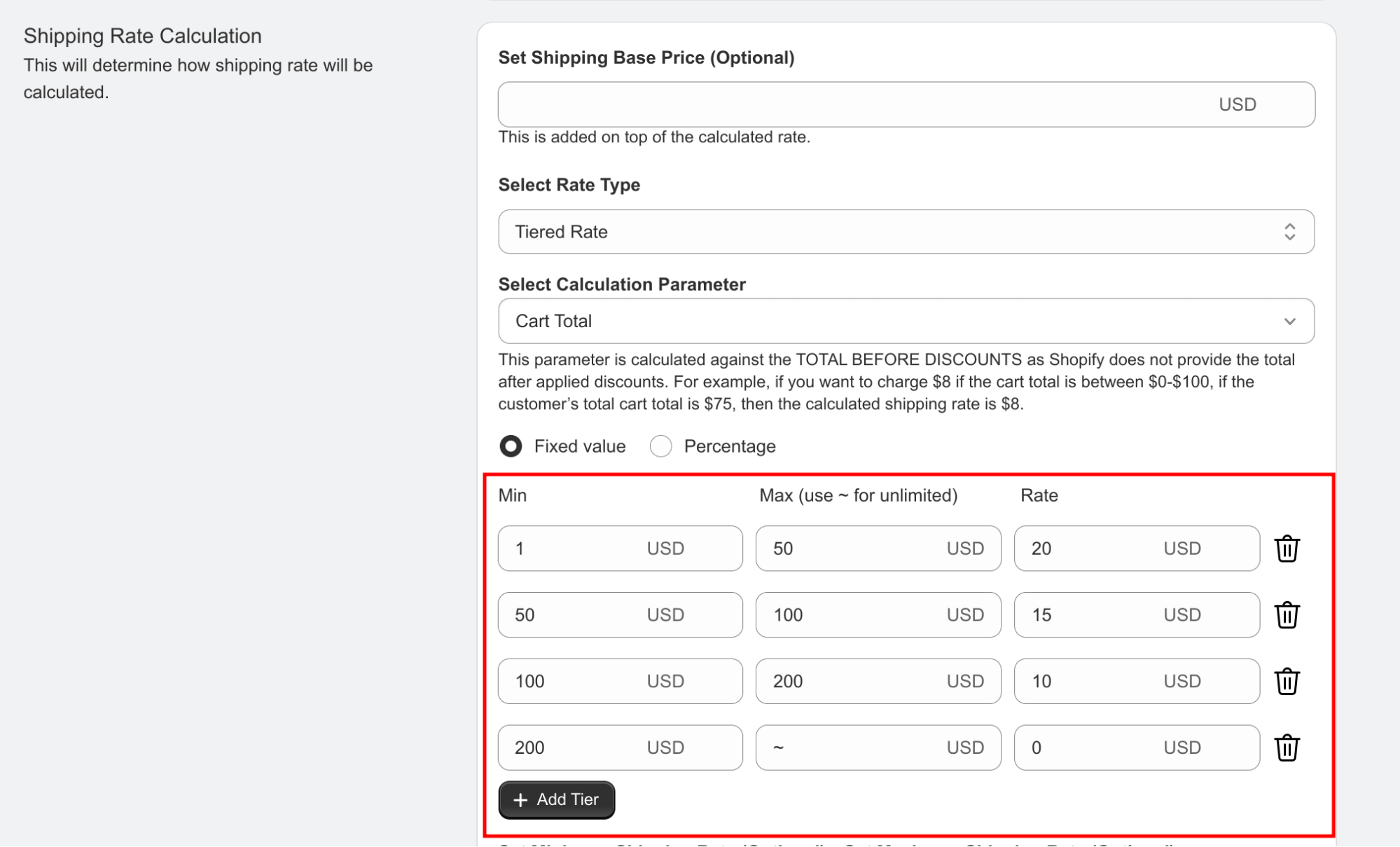 Anatomy Of Shopify Shipping Rules Rates Dr Cart Shipping Rates
